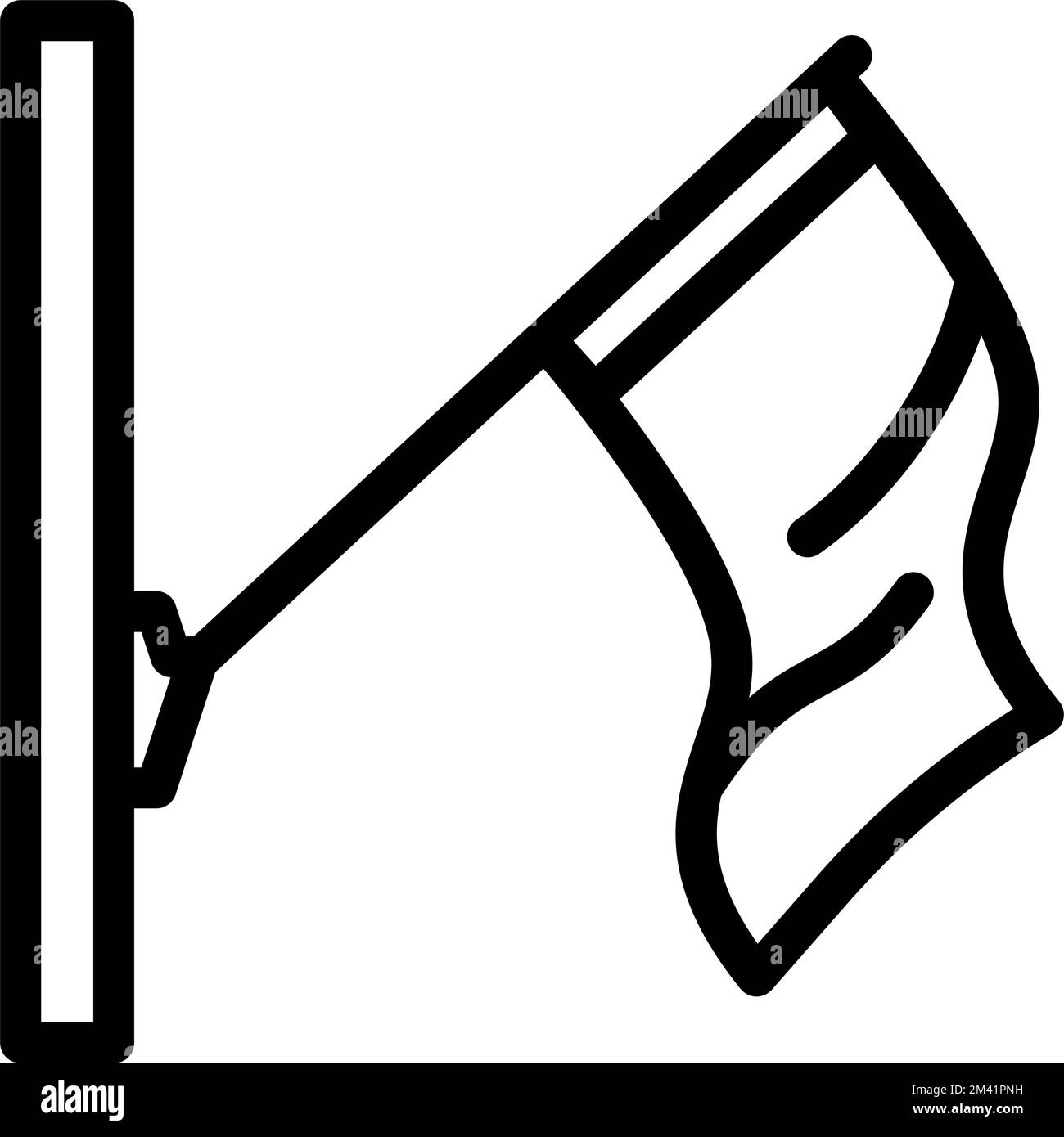 pole flag start line icon vector illustration Stock Vector Image & Art ...