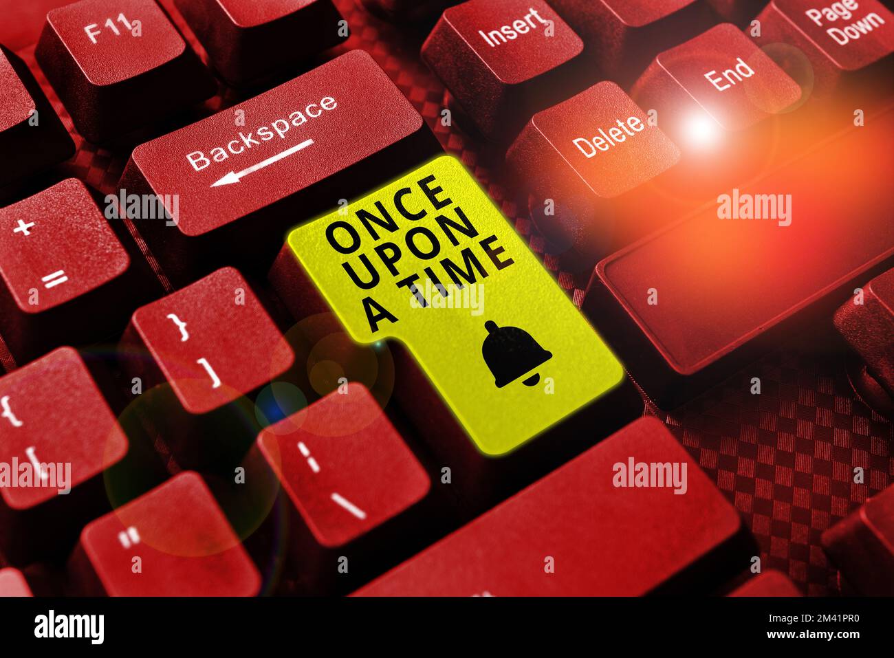 Text caption presenting Once Upon A Time. Word for telling story ...