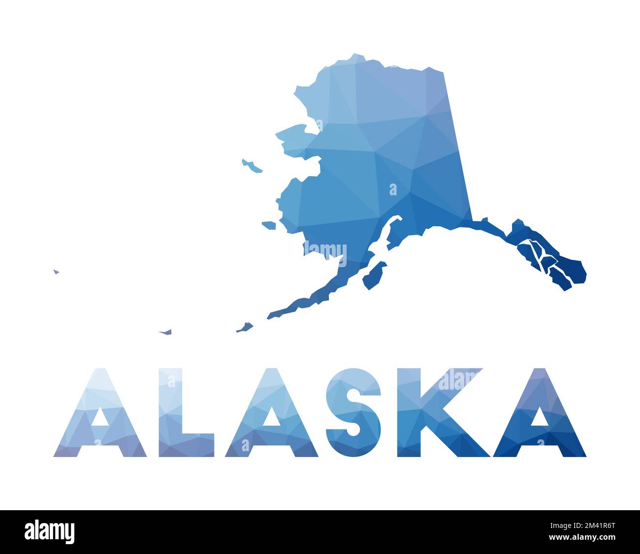 Alaska triangle map hi-res stock photography and images - Alamy