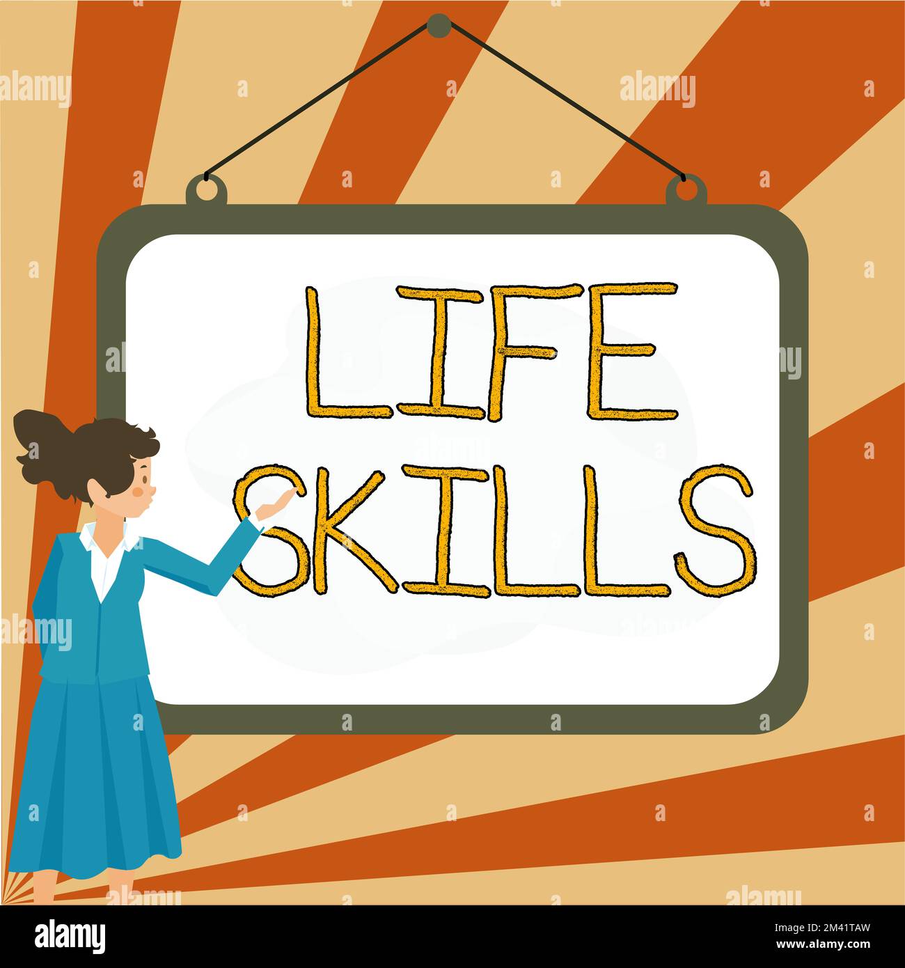 Sign displaying Life Skills. Business concept that is necessary or ...