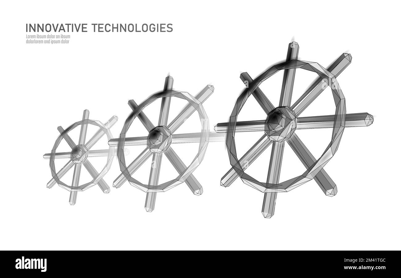 Wheel Helm Computer Developer App Concept Business Digital Open Source Program Data Coding