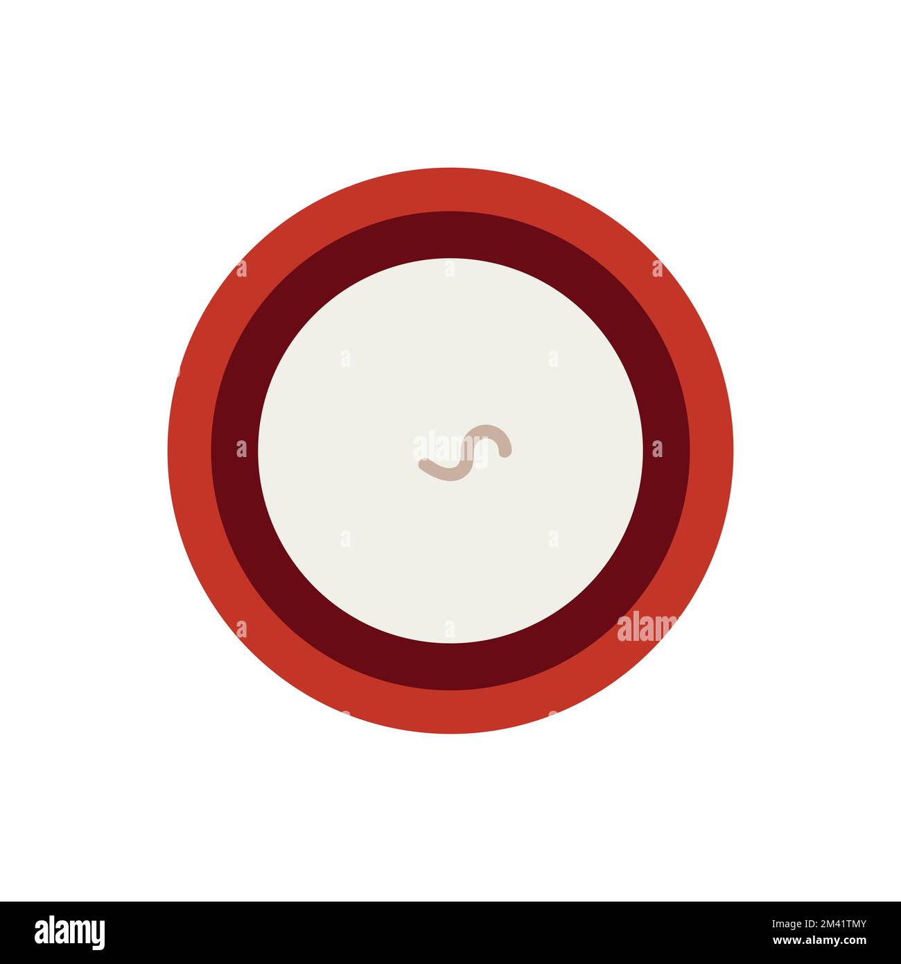 Flat candle top view vector Stock Vector Image & Art - Alamy