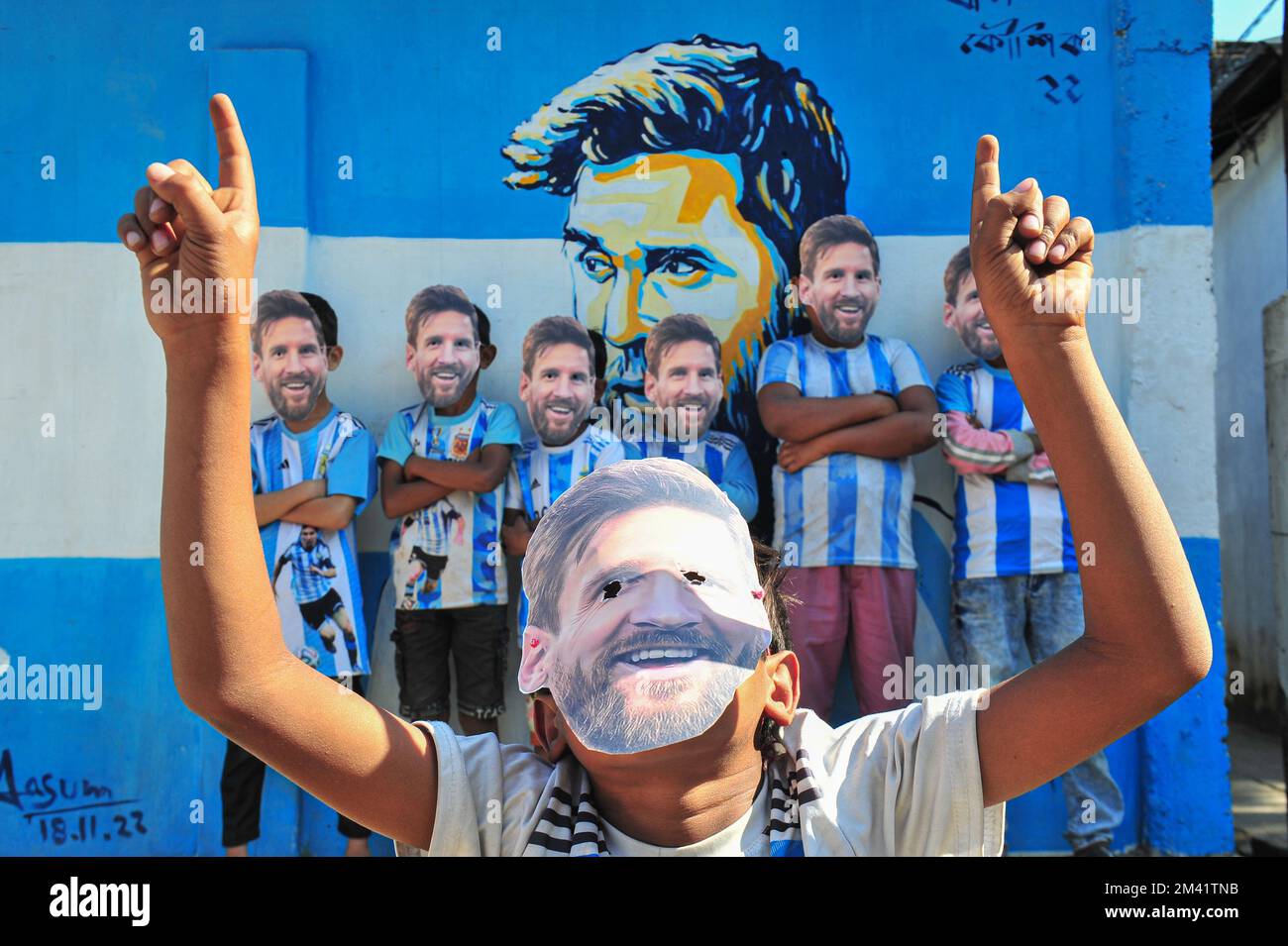 Lionel messi mask hi-res stock photography and images - Alamy