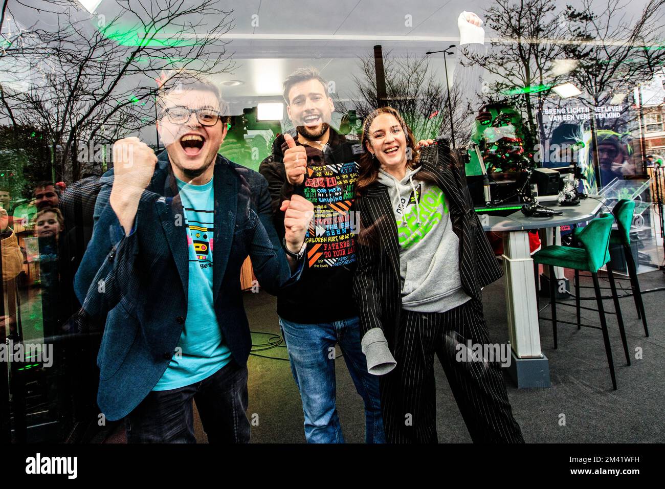 AMERSFOORT - DJs Barend van Deelen, Sophie Hijlkema and Rob Janssen are ...