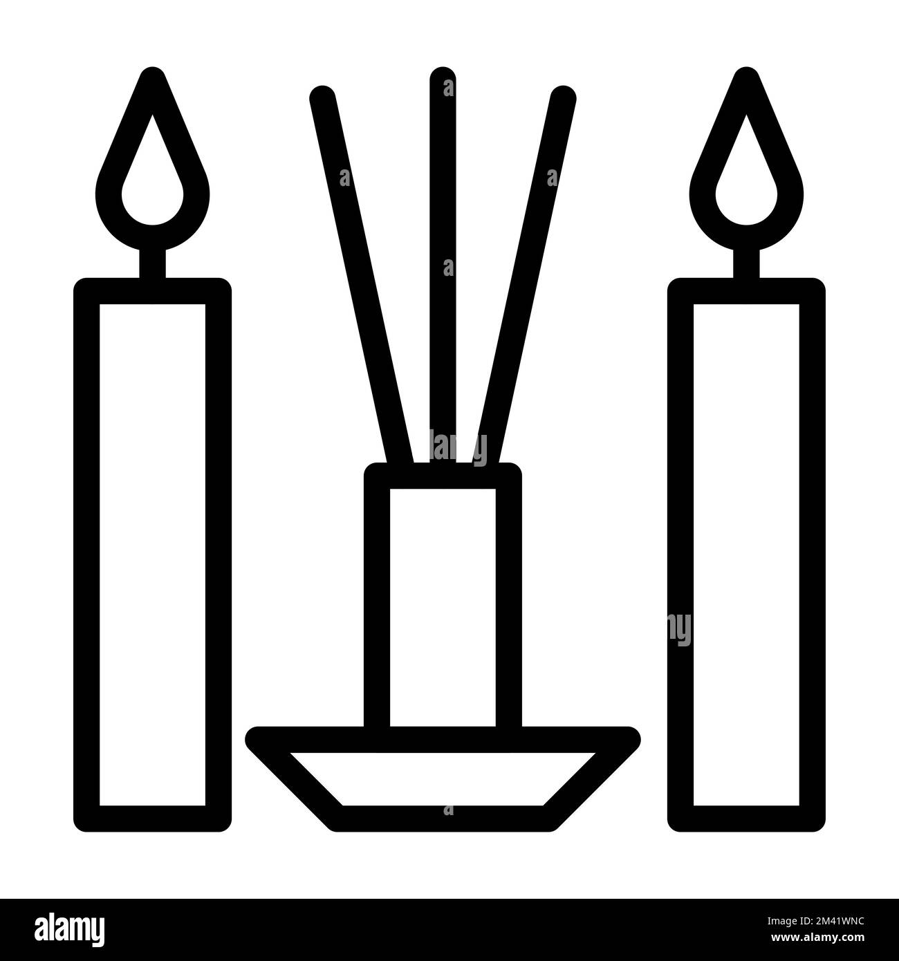 Incense symbol Stock Vector Images - Alamy