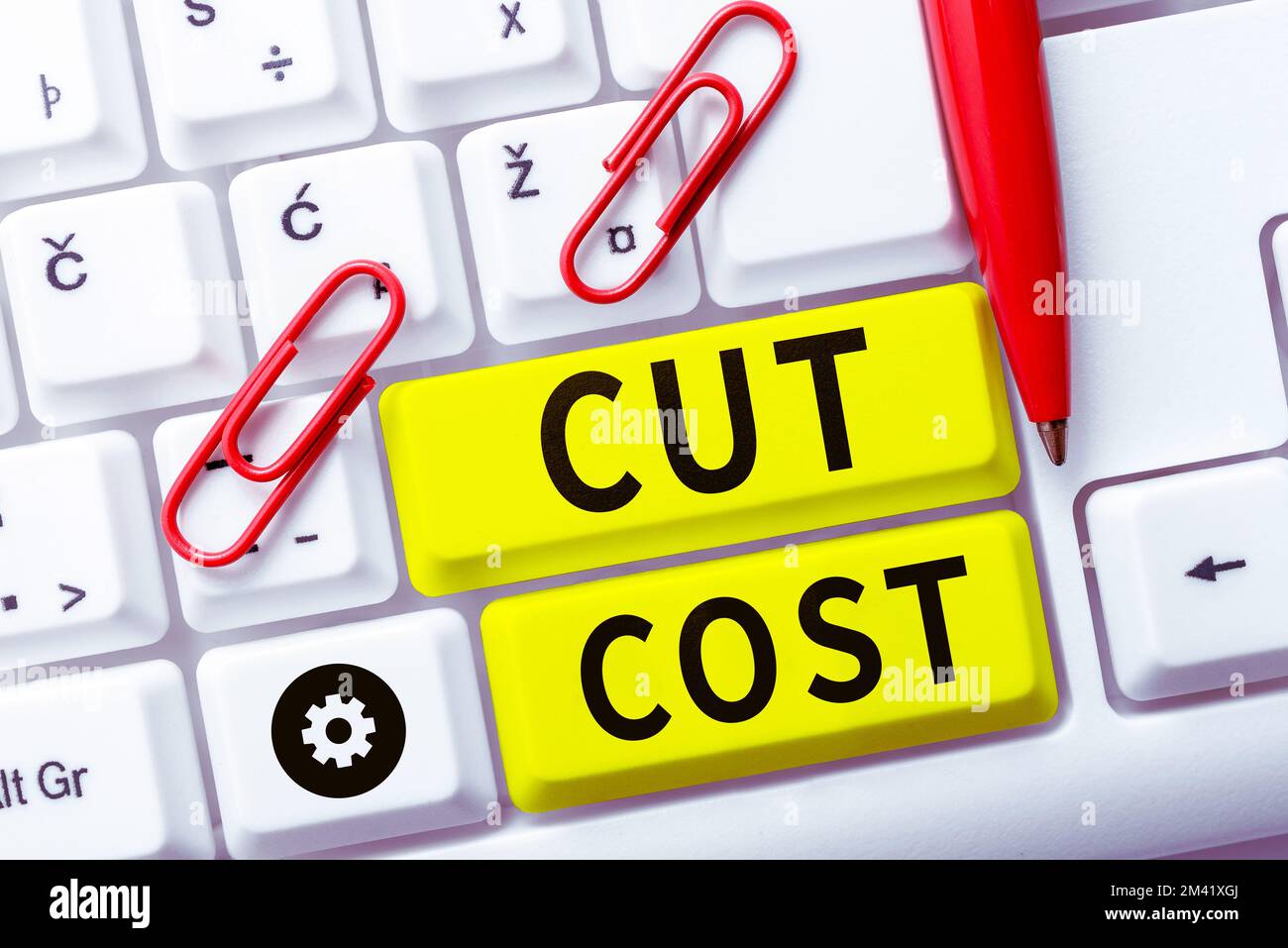 Conceptual display Cut Cost. Business showcase Measures implemented to ...