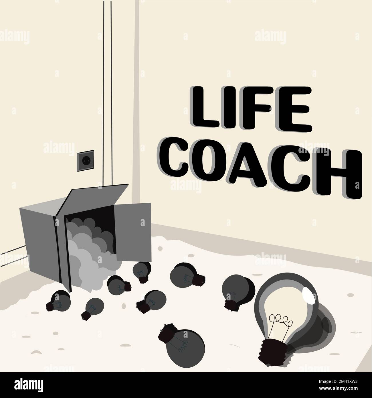 Hand writing sign Life Coach. Business showcase A person who advices ...