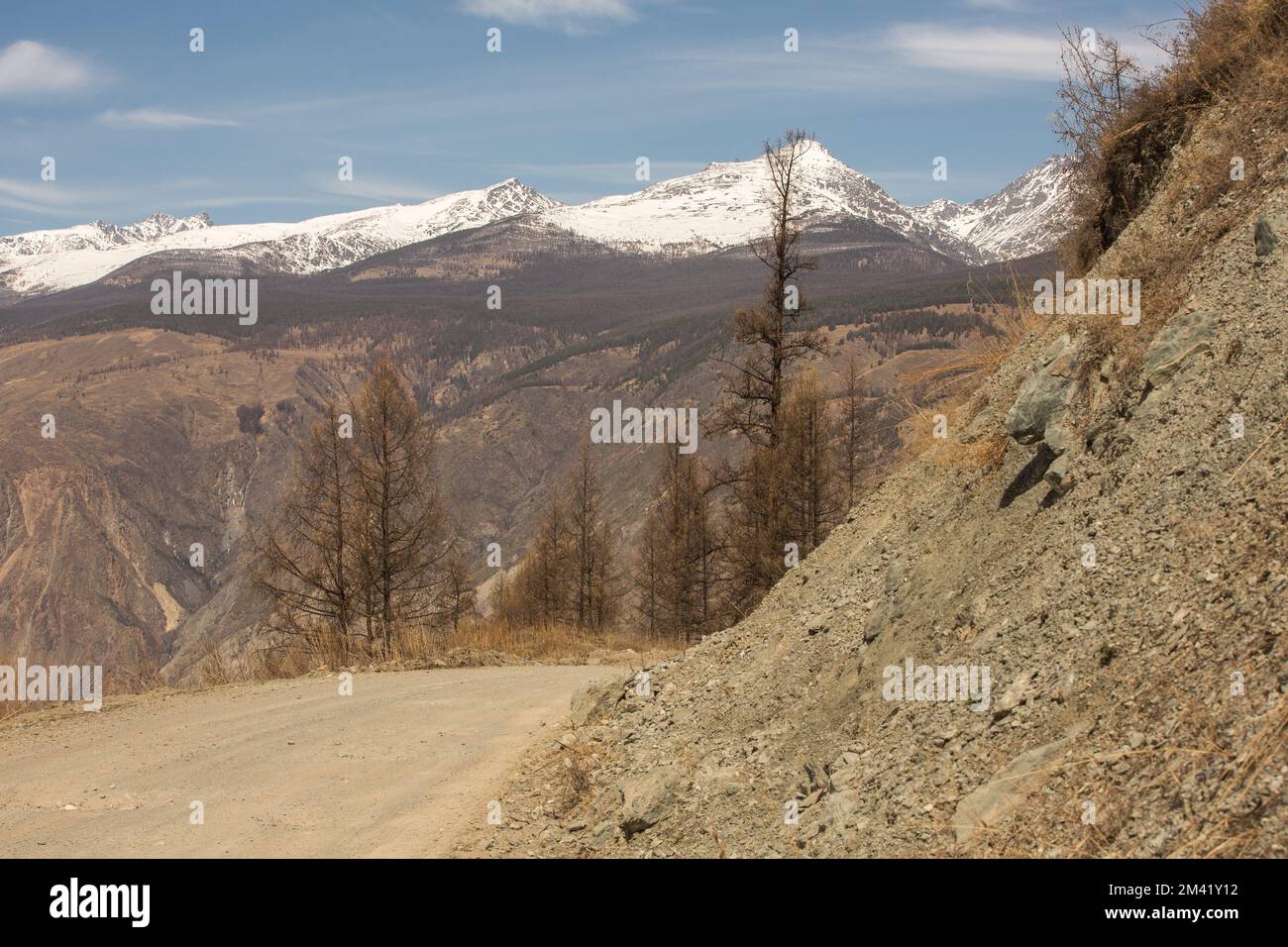 Country road in the mountains Stock Photo - Alamy