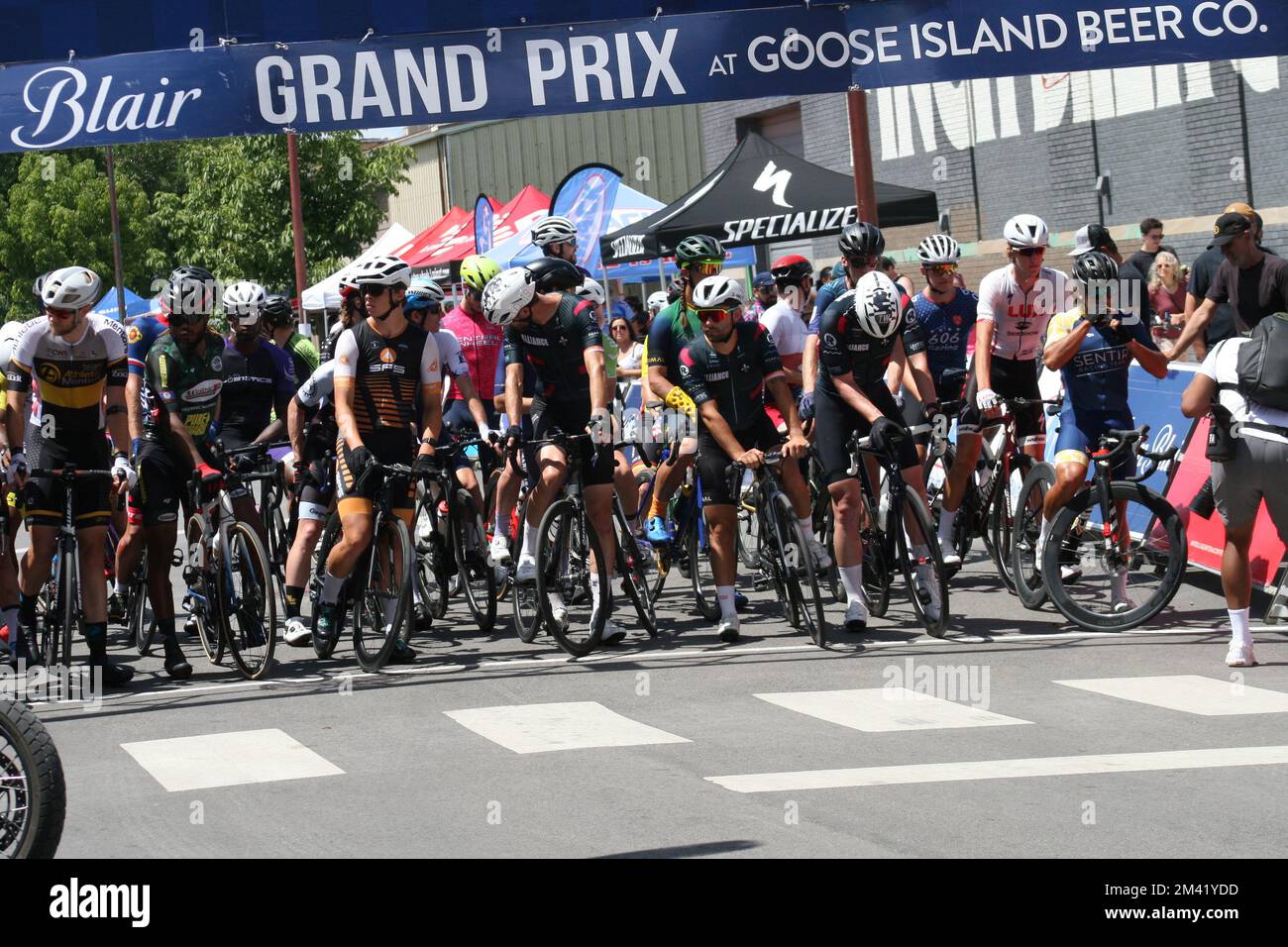 Men's cycling at the William Blair Grand Prix 2022 during the ...