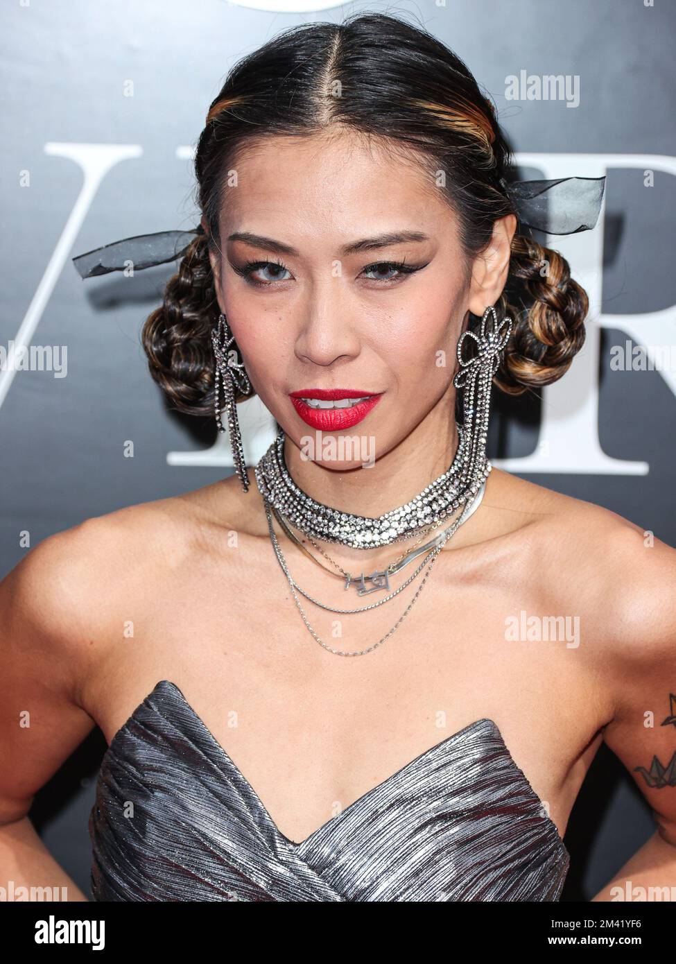 BEVERLY HILLS, LOS ANGELES, CALIFORNIA, USA - DECEMBER 17: Jessica Woo ...