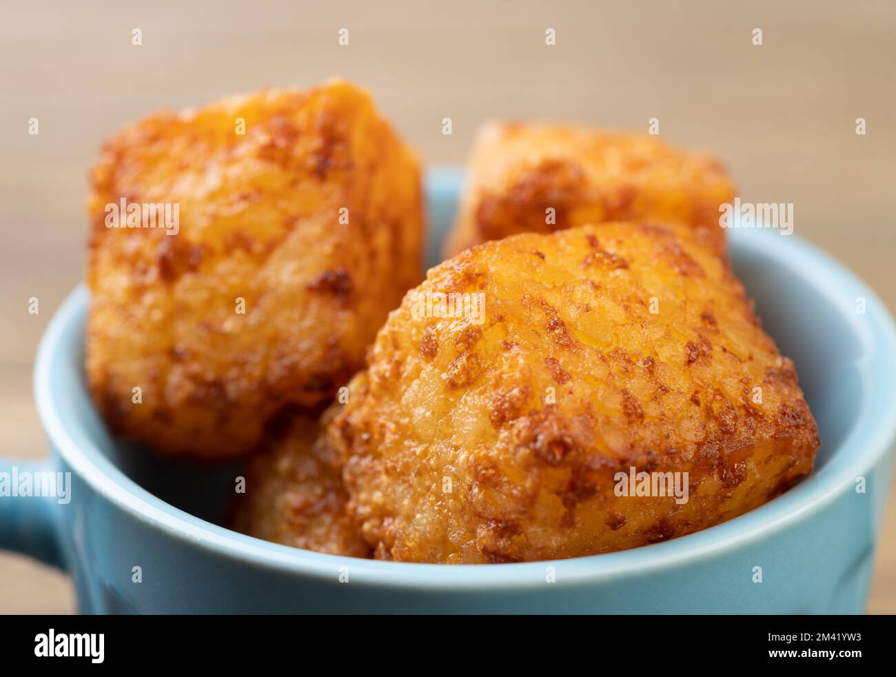 Tapioca dice, typical northeast brazilian food on a cup Stock Photo - Alamy