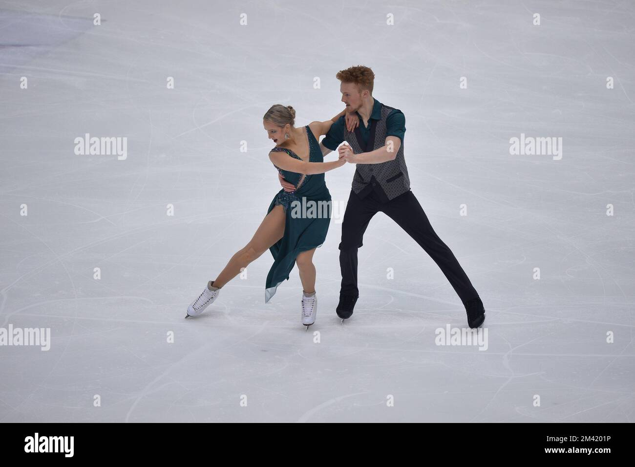 Nadia Bashynska, Peter Beaumont during the ISU Grand Prix of Figure ...