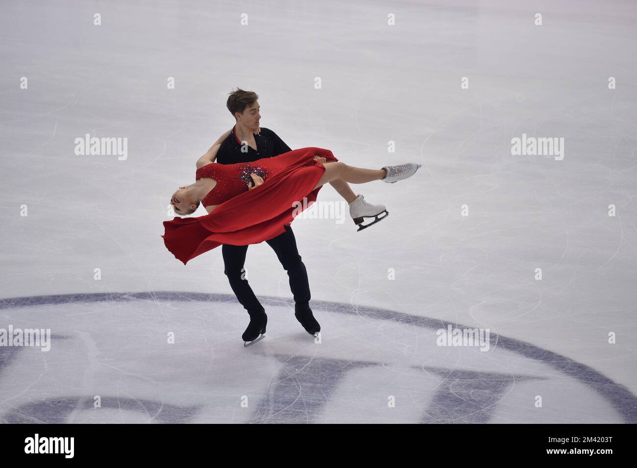 Katerina Mrazkova, Daniel Mrazek during the ISU Grand Prix of Figure ...