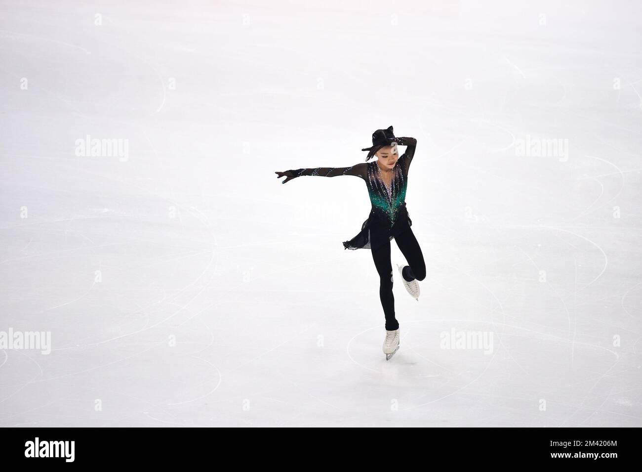 Minsol Kwon during the ISU Grand Prix of Figure Skating Final 2022 at ...