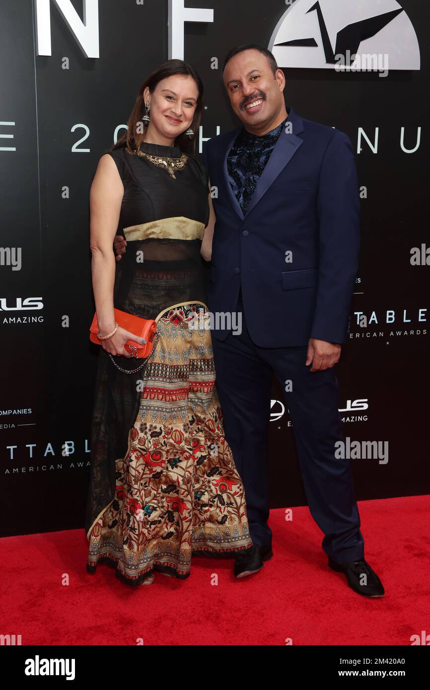 17 December 2022 -Beverly Hills, California - Rizwan Manji, Taslim Manji. UNFORGETTABLE: The ...