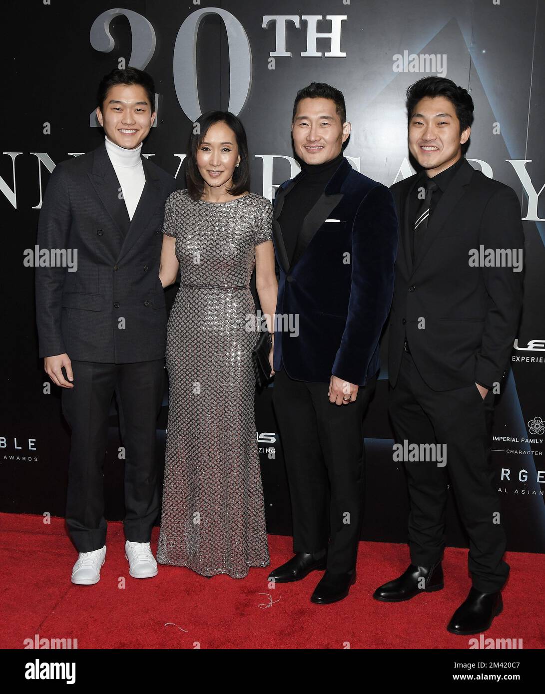 Daniel Dae Kim and Family at the 20th Annual Asian American Awards ...