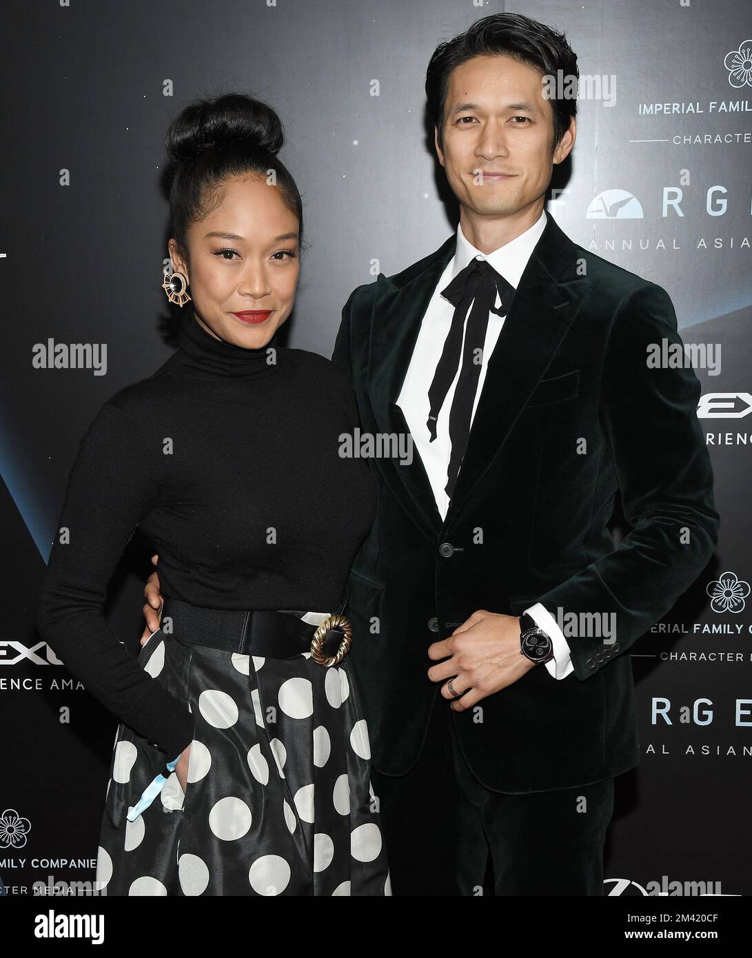 (L-R) Shelby Rabara and Harry Shum Jr at the 20th Annual Asian American ...