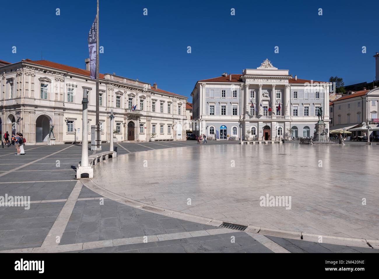 Town of Piran in Slovenia, Tartini Square (Slovene: Tartinijev trg ...