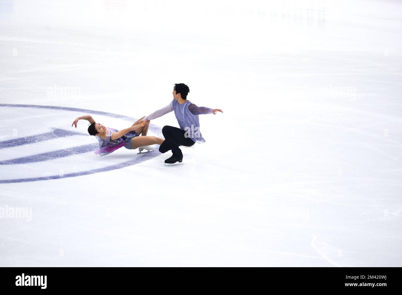 Emily Chan, Spencer Akira Howe during the ISU Grand Prix of Figure ...