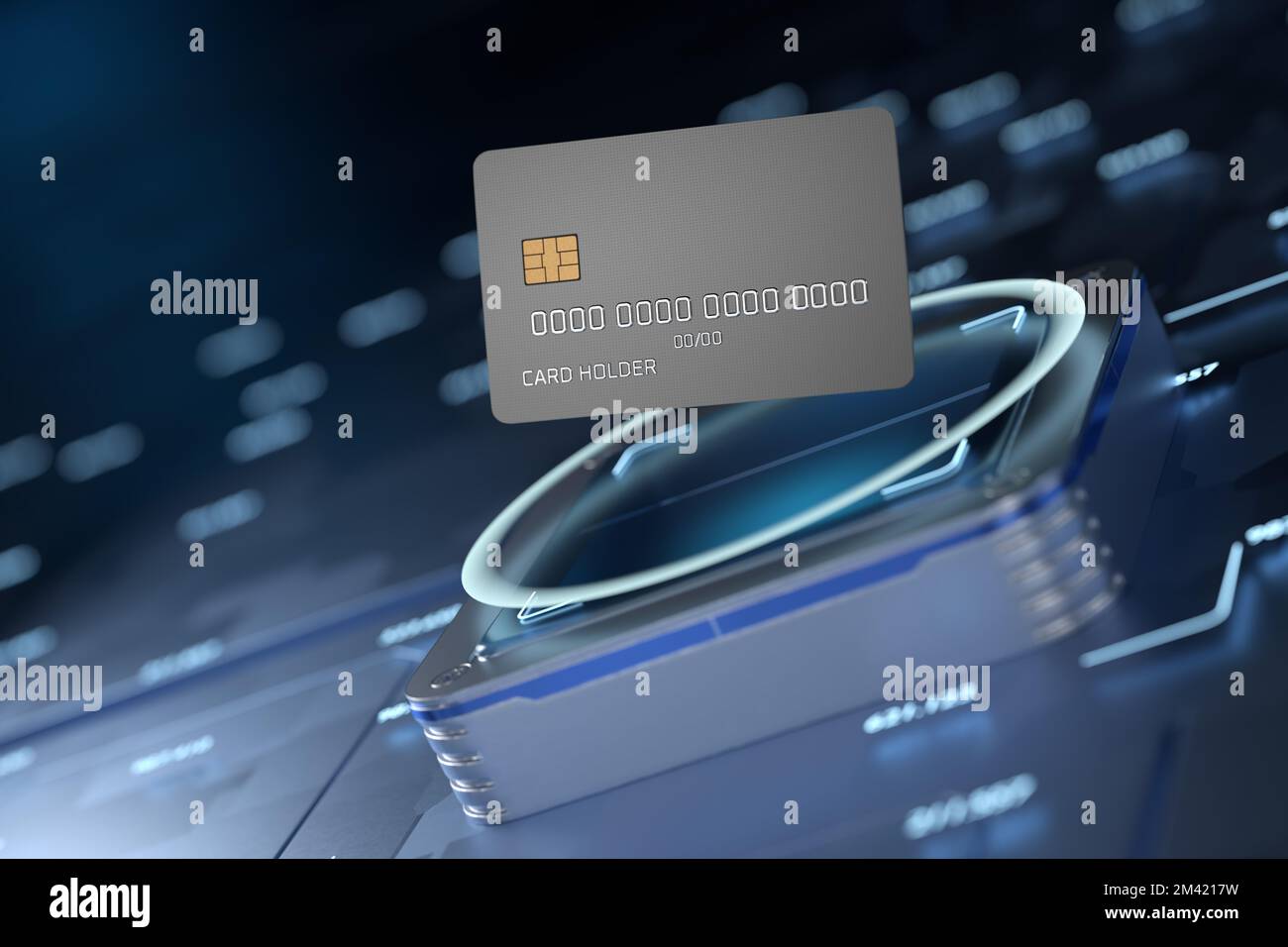 The concept of a decentralized exchange. Dark cyber attack concept ...