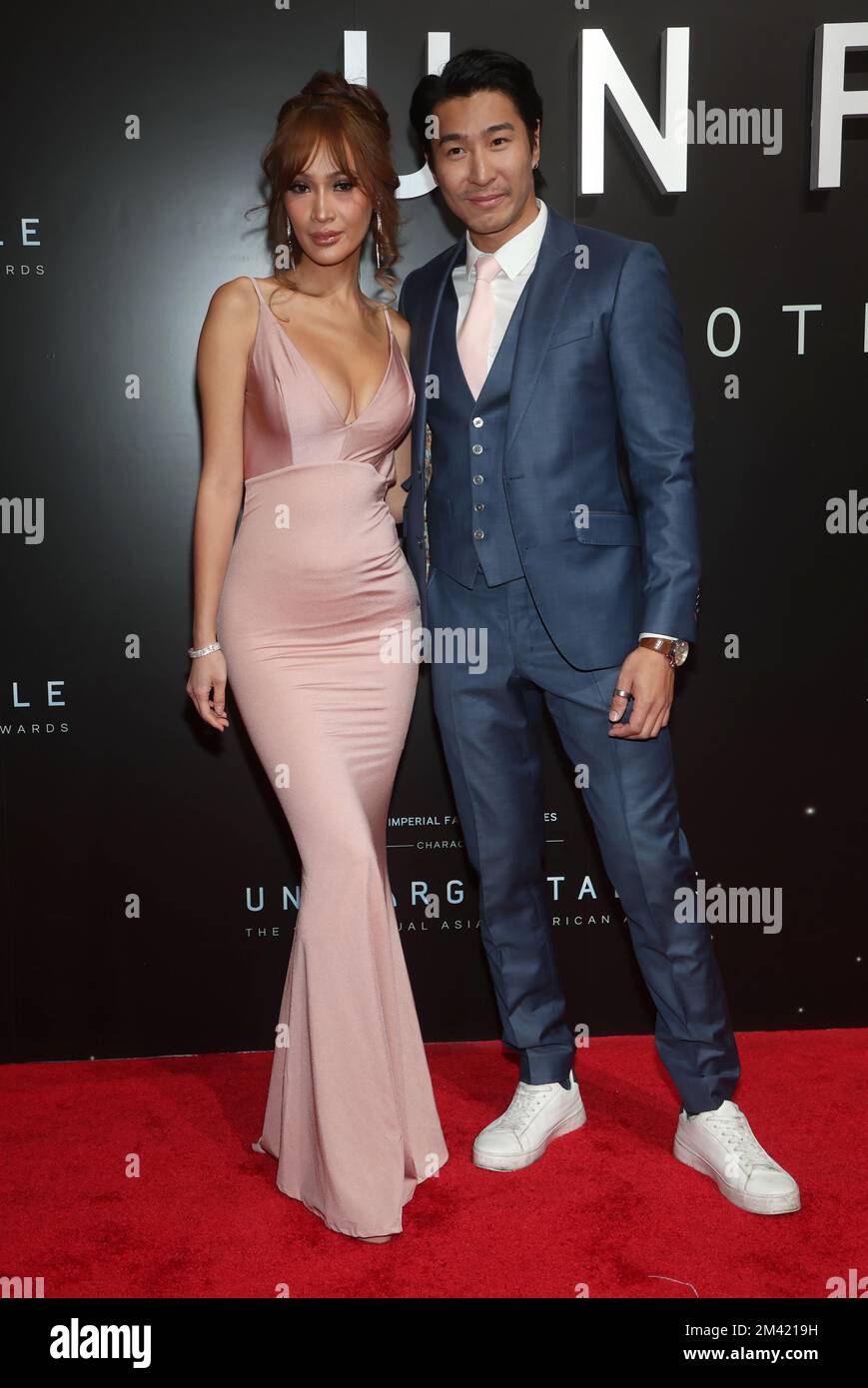 17 December 2022 -Beverly Hills, California - Eliana Yu, Chris Pang ...