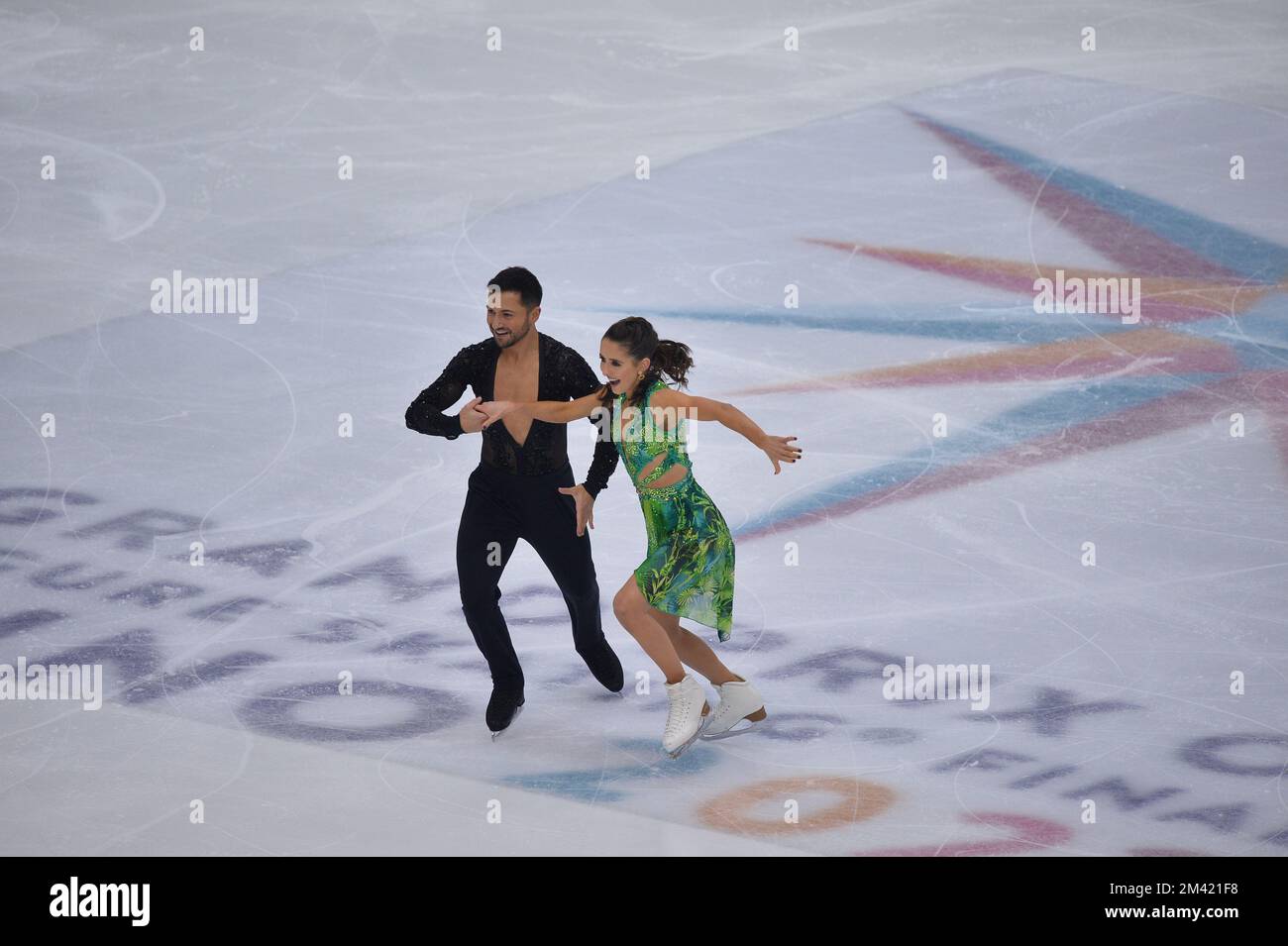 Leah Fear, Lewis Gibson during the ISU Grand Prix of Figure Skating ...