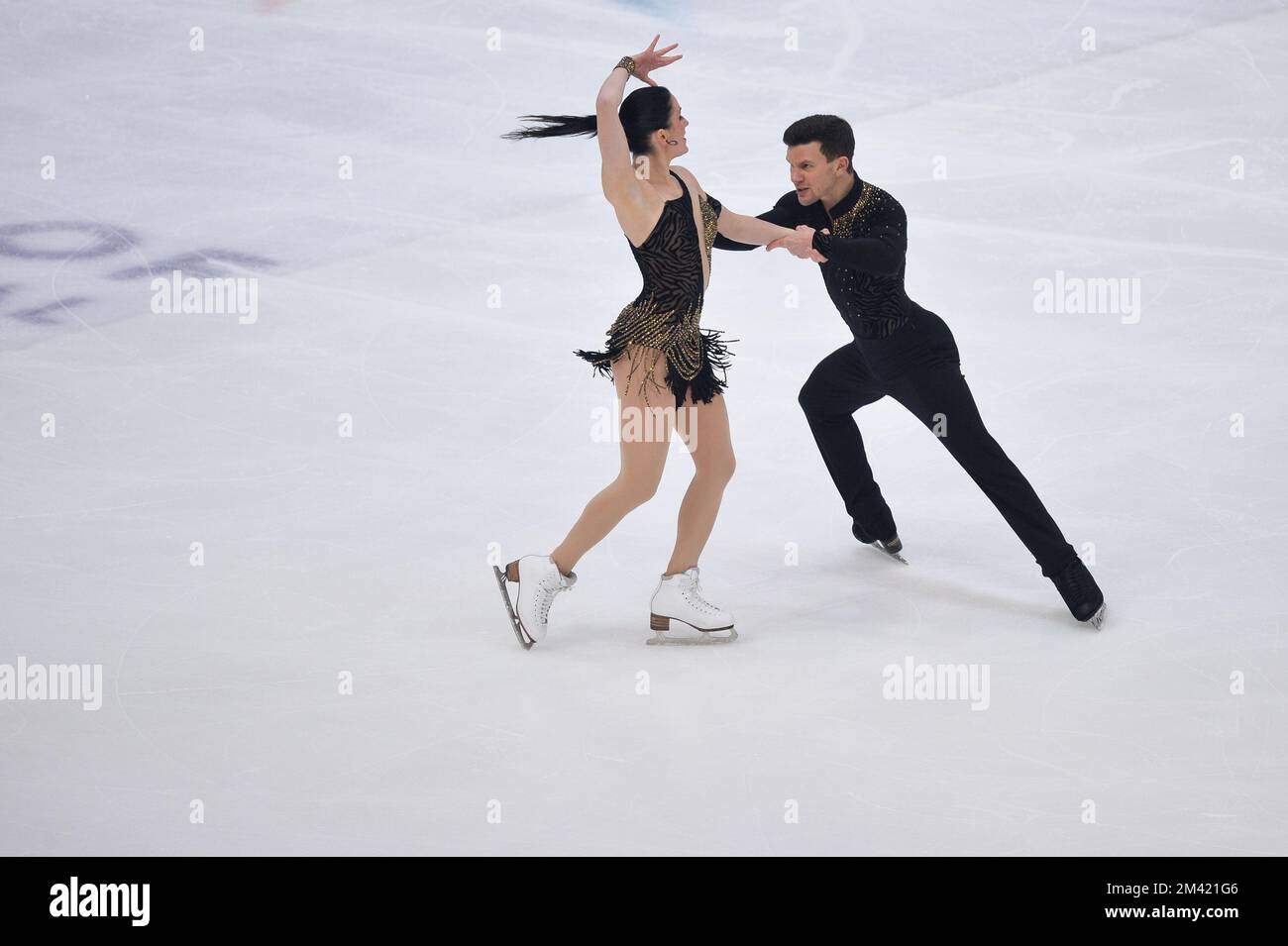Charlene Guignard, Marco Fabbri during the ISU Grand Prix of Figure ...