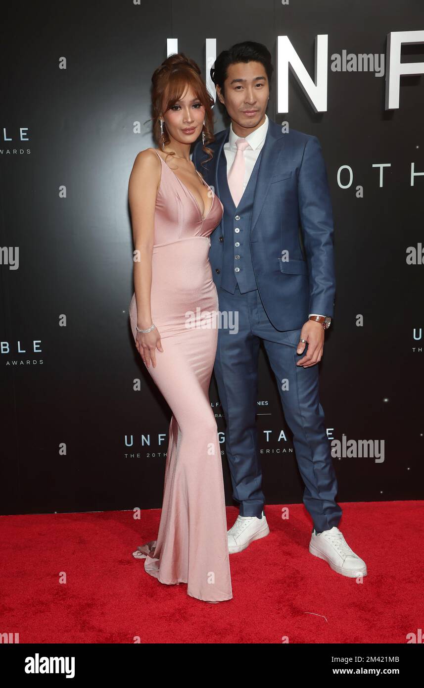 17 December 2022 -Beverly Hills, California - Eliana Yu, Chris Pang ...
