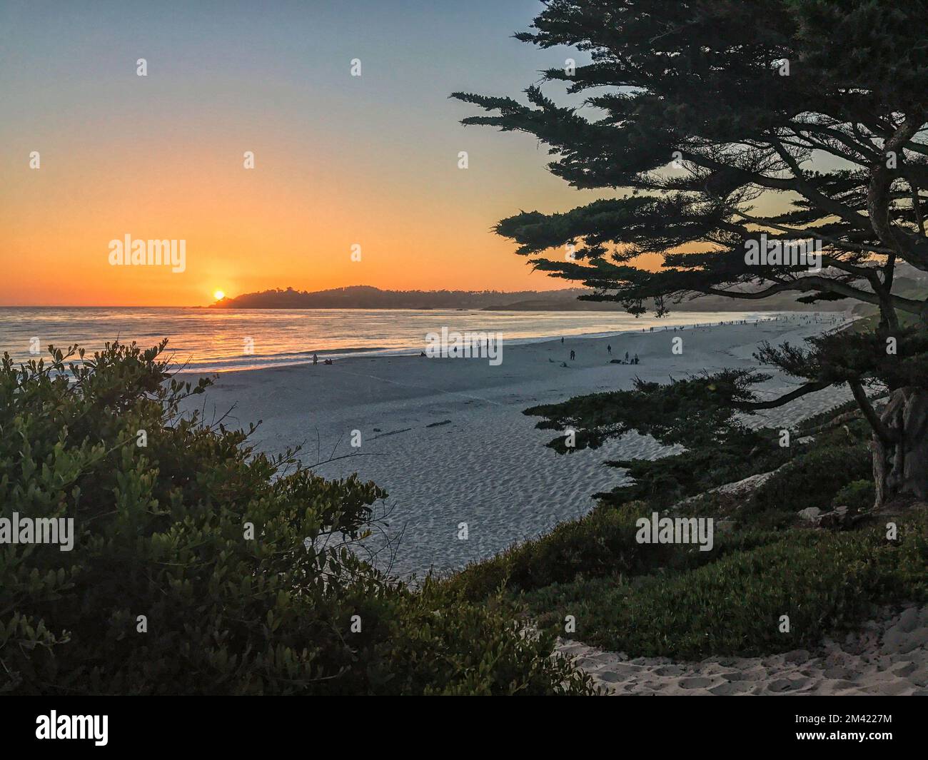 sunday morning in carmel by the sea Stock Photo - Alamy