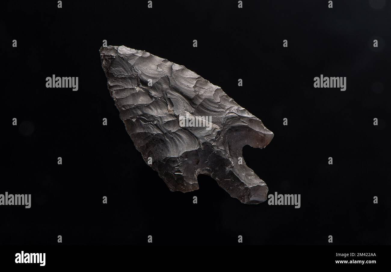 Flint knapping hi-res stock photography and images - Alamy