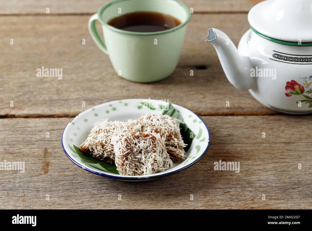 Ongol-ongol, Indonesia Traditional Snack Made from Arrowroot Flour and ...