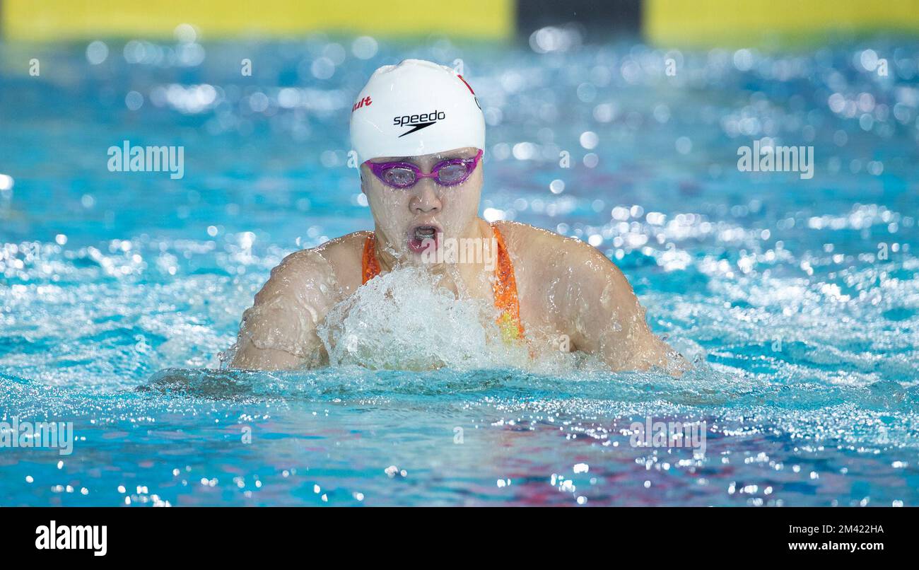 Melbourne, Australia. 18th Dec, 2022. Tang Qianting of China competes ...
