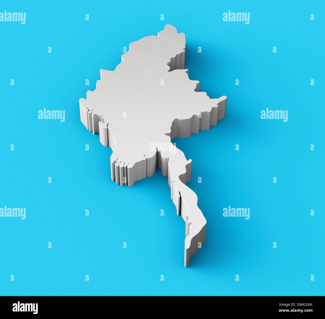 Map of myanmar hi-res stock photography and images - Alamy