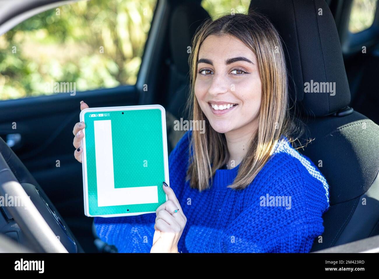 Learner driver car hi-res stock photography and images - Alamy