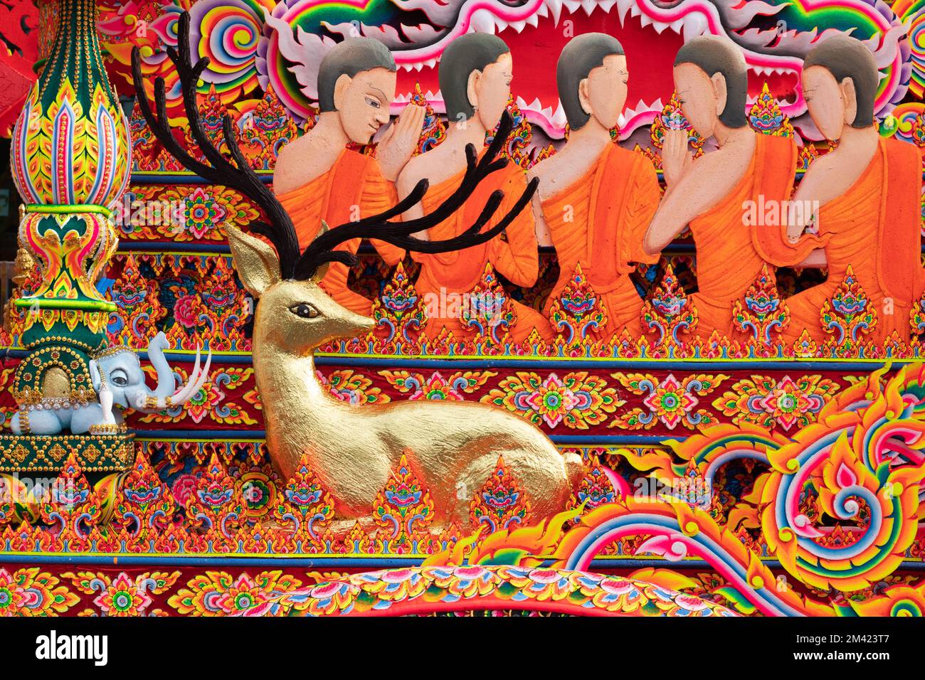 The Annual Orange parade festival or Chak Phra Festival which took ...