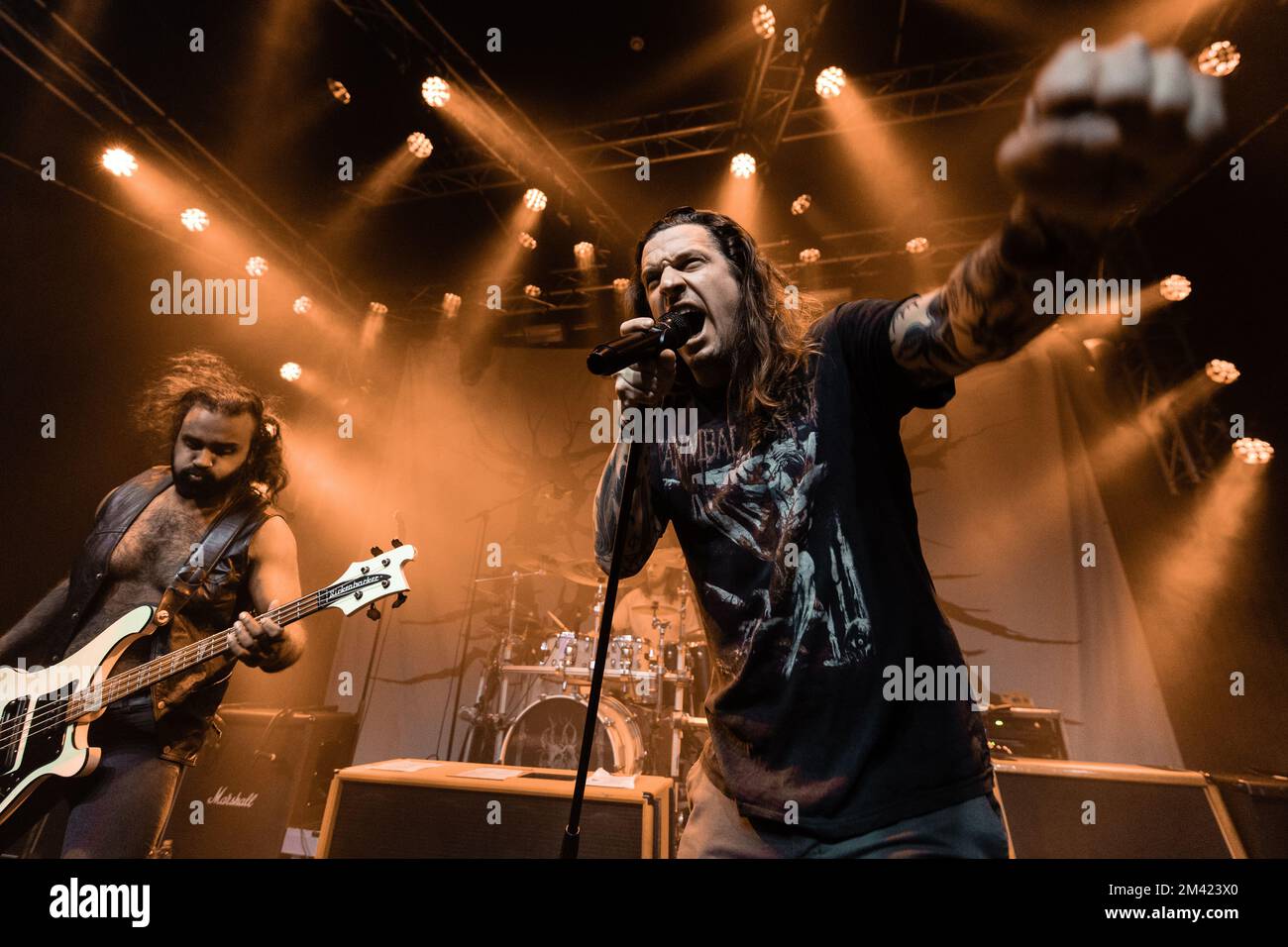 Roskilde, Denmark. 02nd, December 2022. The Danish death metal band ...