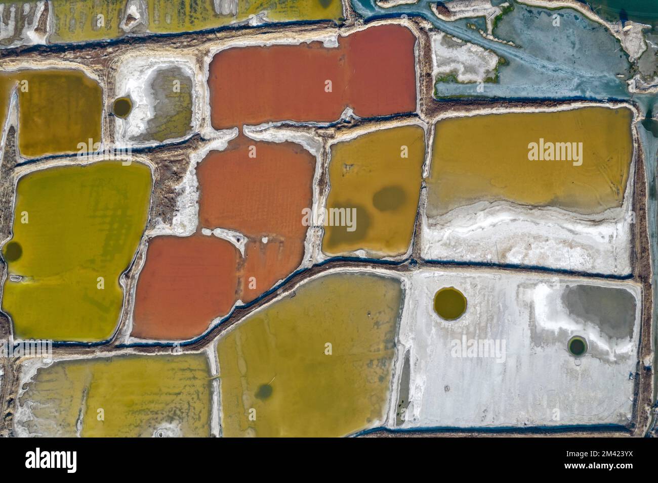 YUNCHENG, CHINA - DECEMBER 18, 2022 - Aerial photo shows the beautiful ...