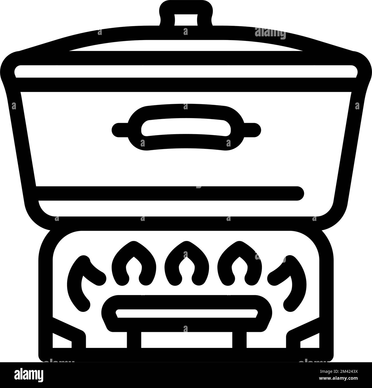 Open fire pot Black and White Stock Photos & Images - Alamy