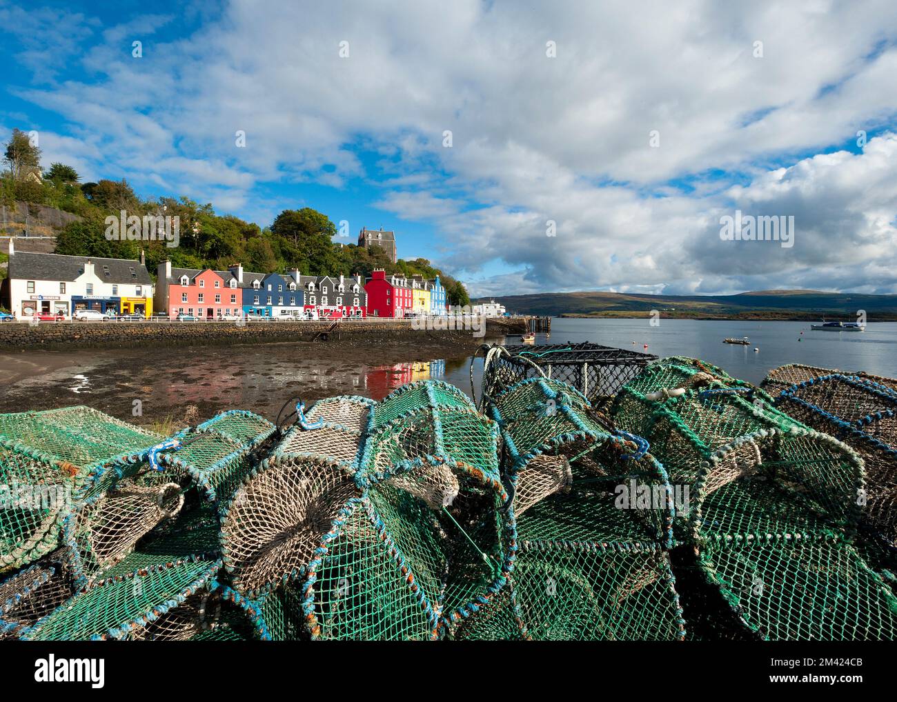 Lobster Creels at Tobermory, Isle of Mull, Scotland Stock Photo - Alamy