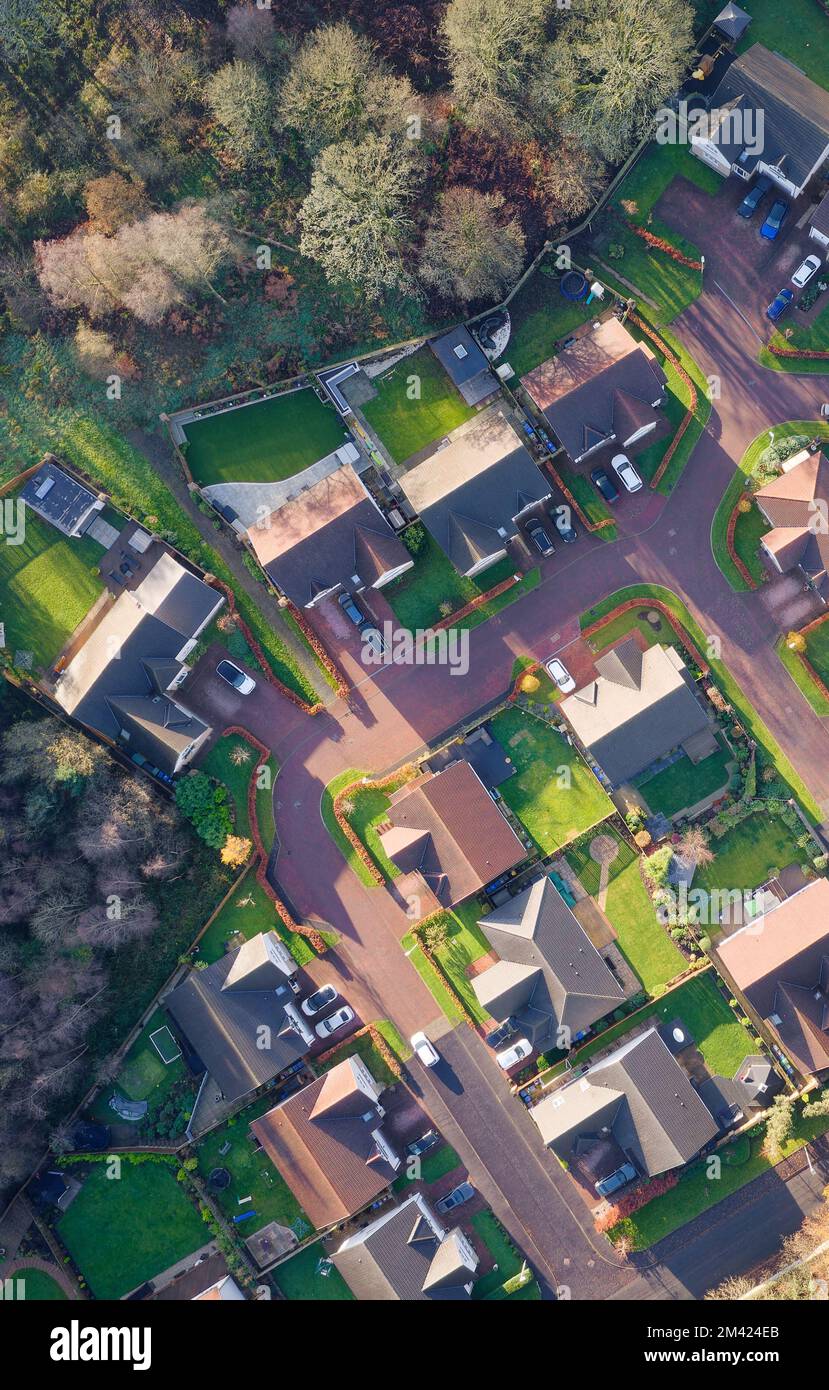 New housing development building houses for increased demand in rural ...