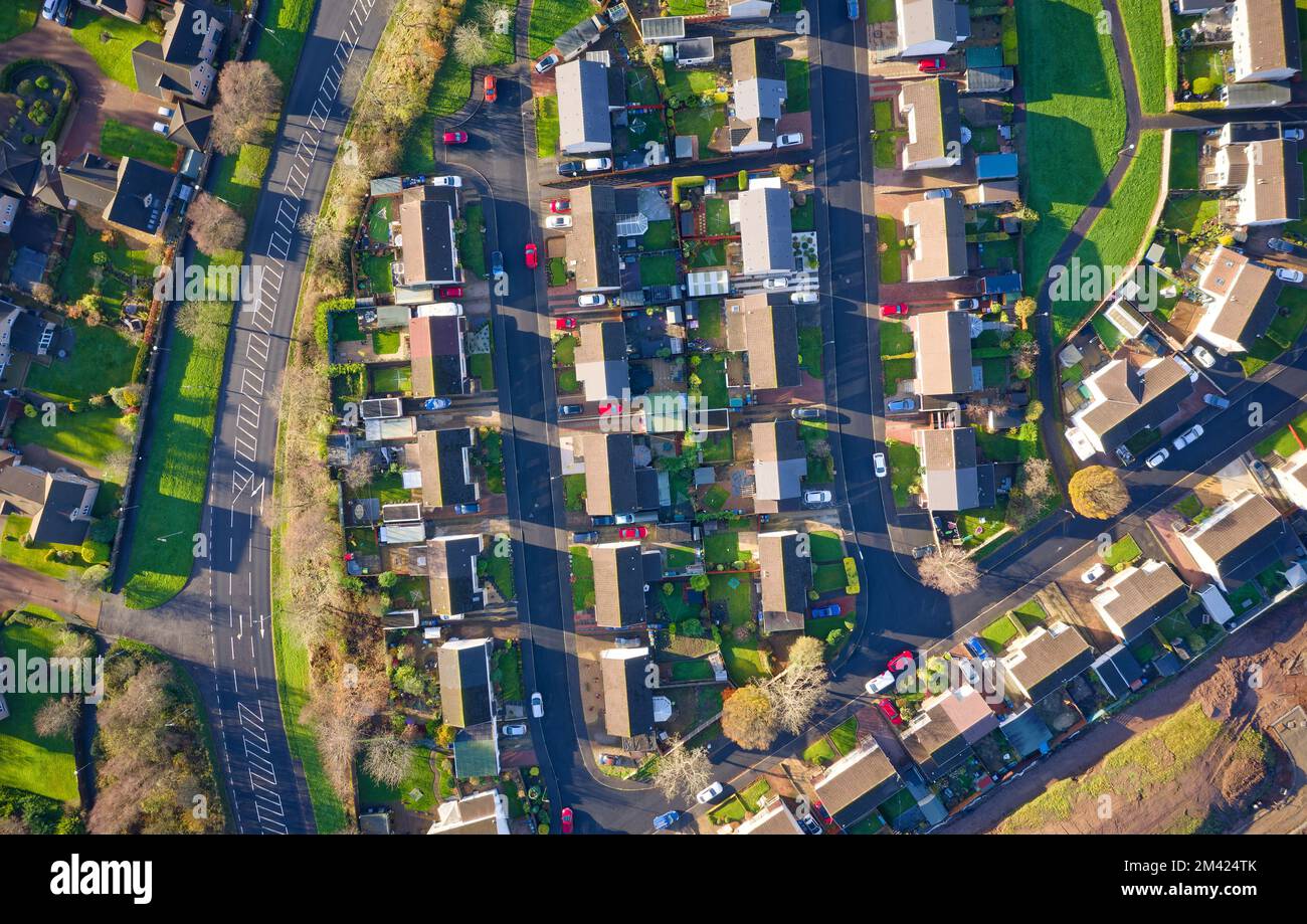 New housing development building houses for increased demand in rural ...