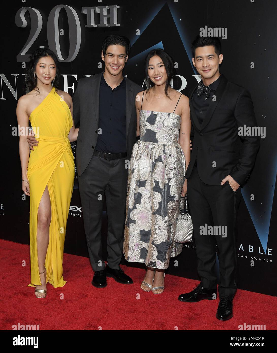 (L-R) Shannon Dang, Ben Levin, Olivia Liang and Eddie Liu at the 20th ...
