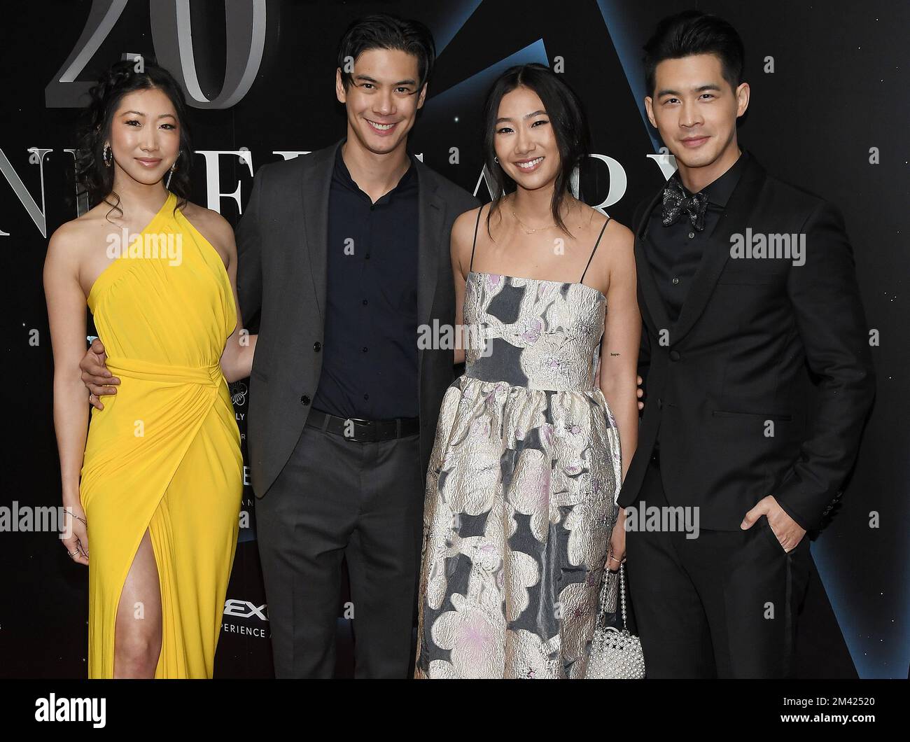 (L-R) Shannon Dang, Ben Levin, Olivia Liang and Eddie Liu at the 20th ...