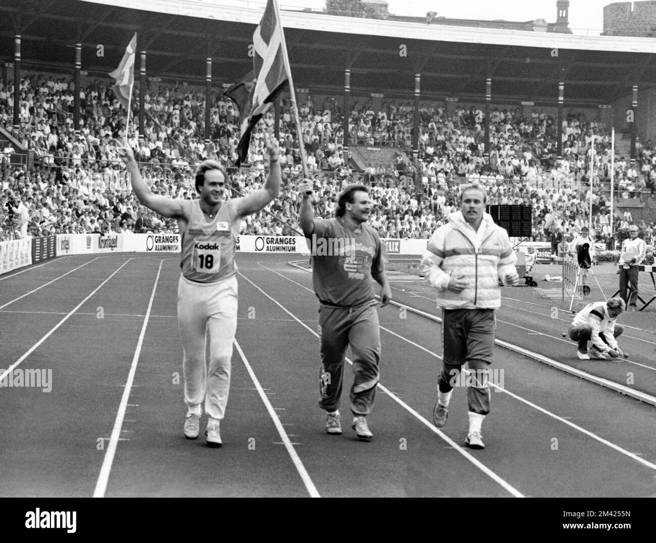 LARS SUNDIN,Stefan Fernholm and Göran Svensson tree Swedish discus ...