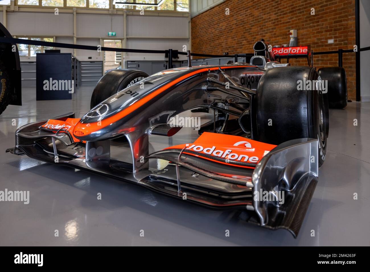McLaren MP4-24 of Lewis Hamilton, on display at the October Scramble ...