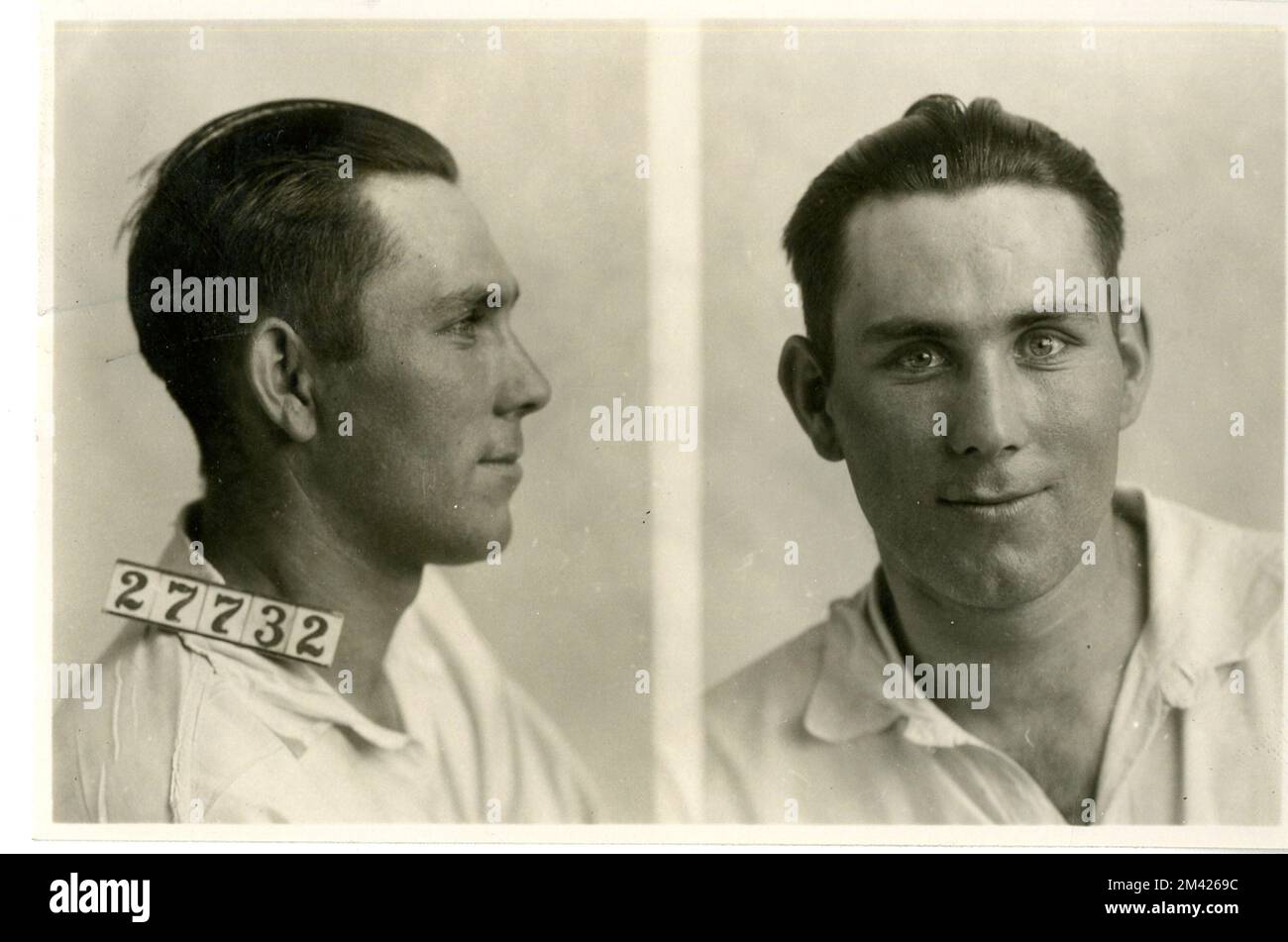 Photograph of Fred Wilbur Cole. This item is the prison photograph ...