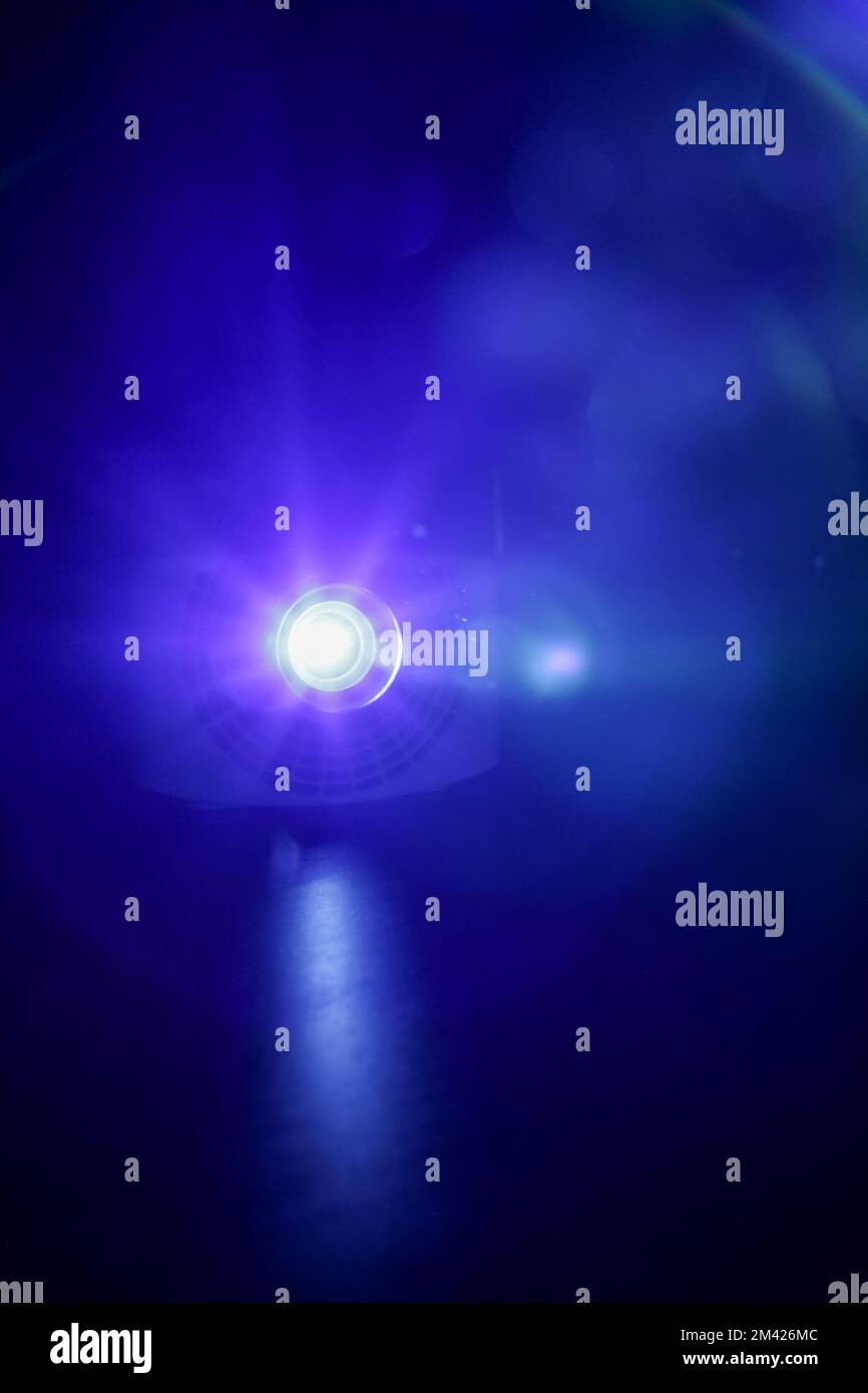 Lens Flare of a video projector Stock Photo - Alamy