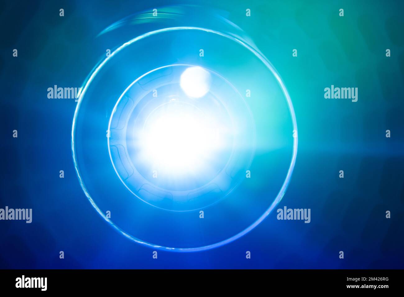 Lens Flare Of A Video Projector Could Also Be An Unidentified Flying