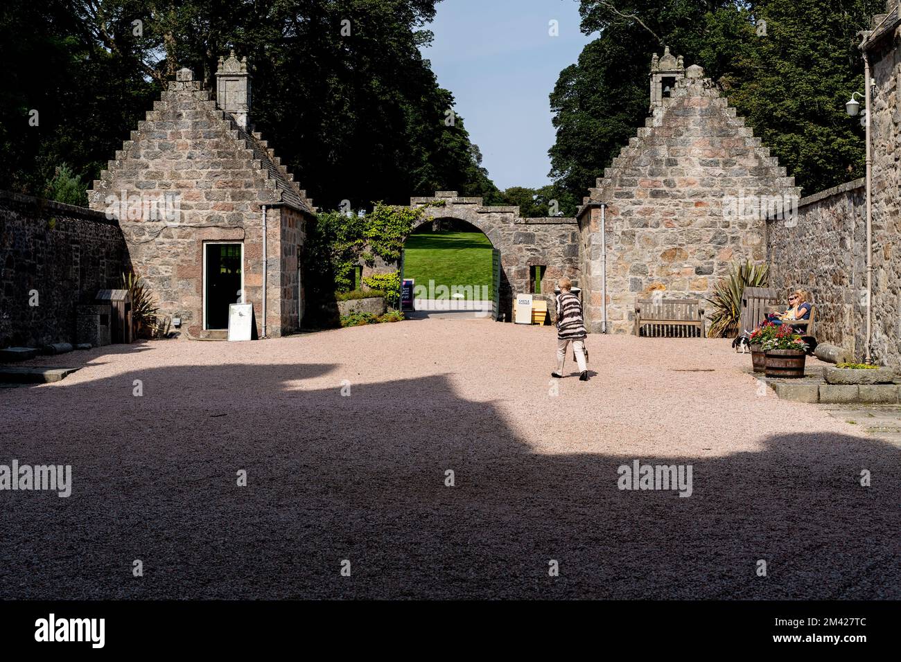 Castle entrance from inside hi-res stock photography and images - Alamy
