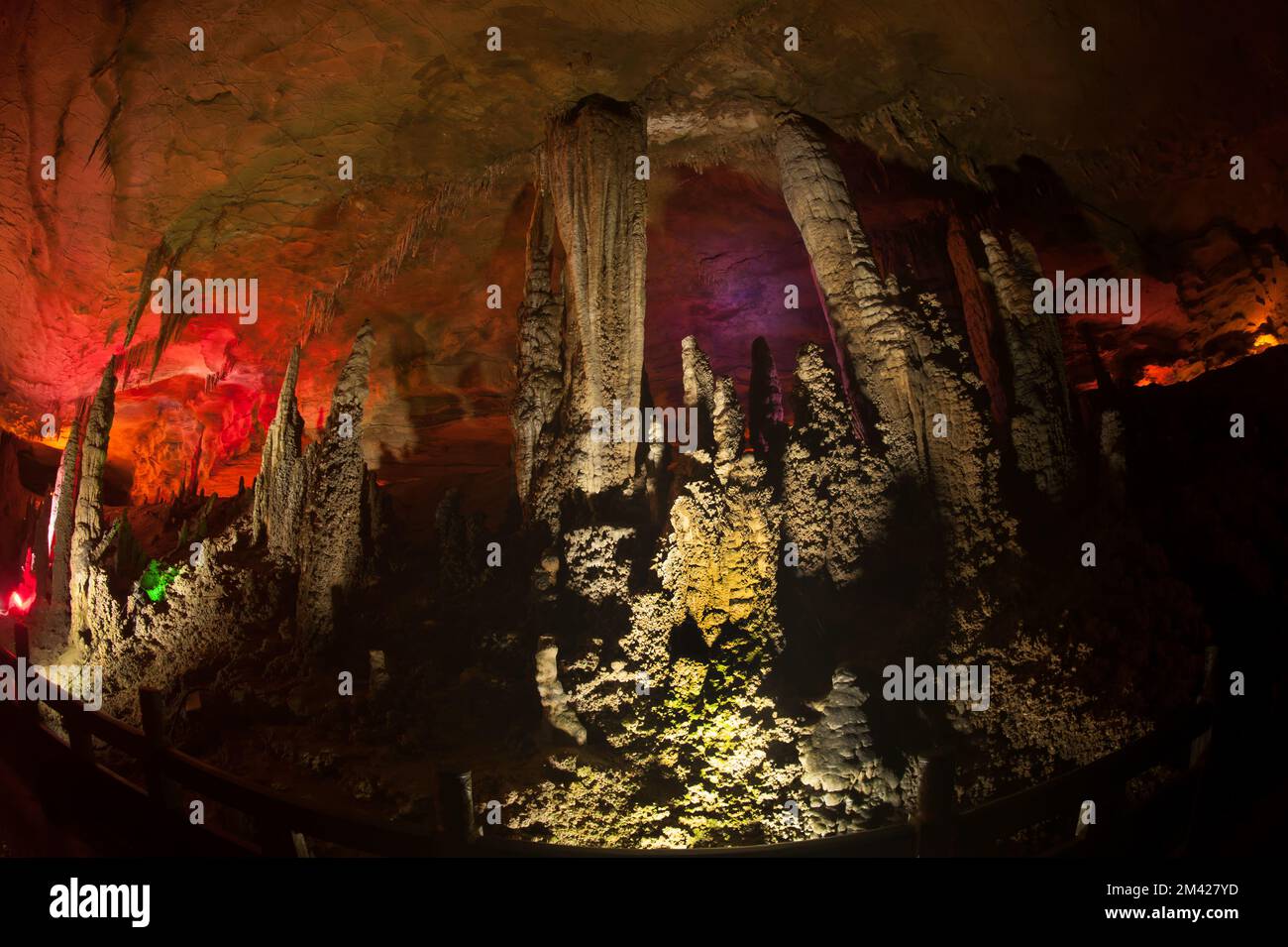 Huanglong Cave ( "yellow dragon cave") is a karst cave located near the ...